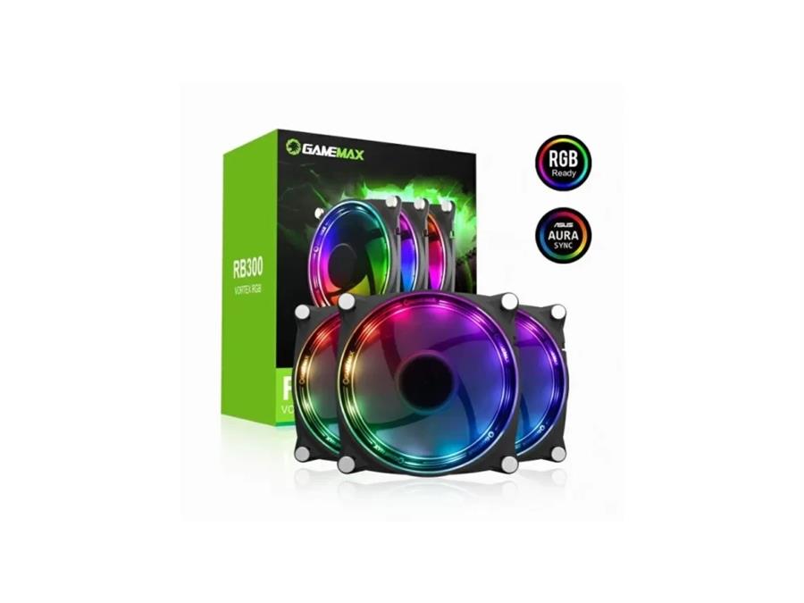 Cooler Fan Gamemax Rb300 Kit 3fans 12cm